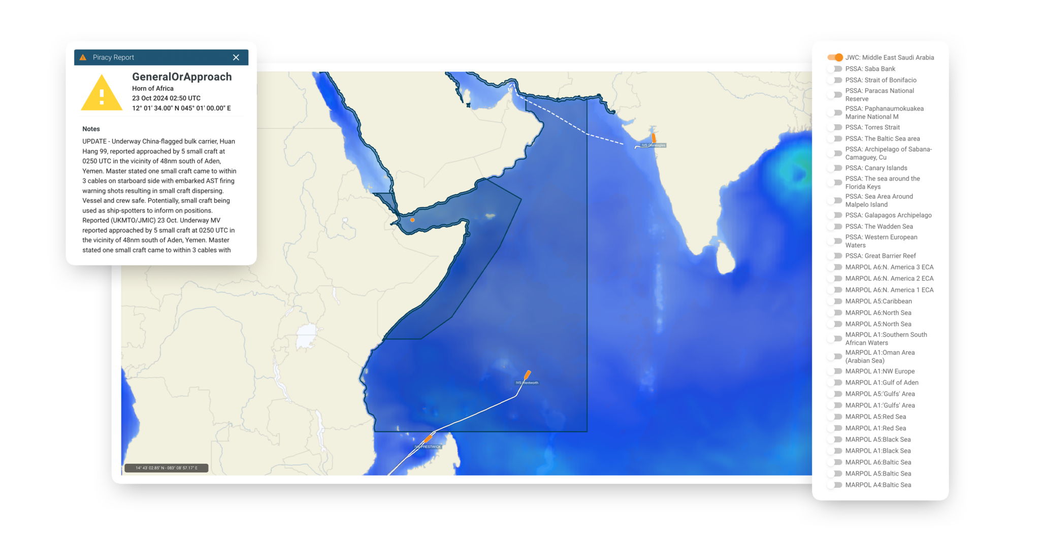 Vessel Tracking - Pole Star Global